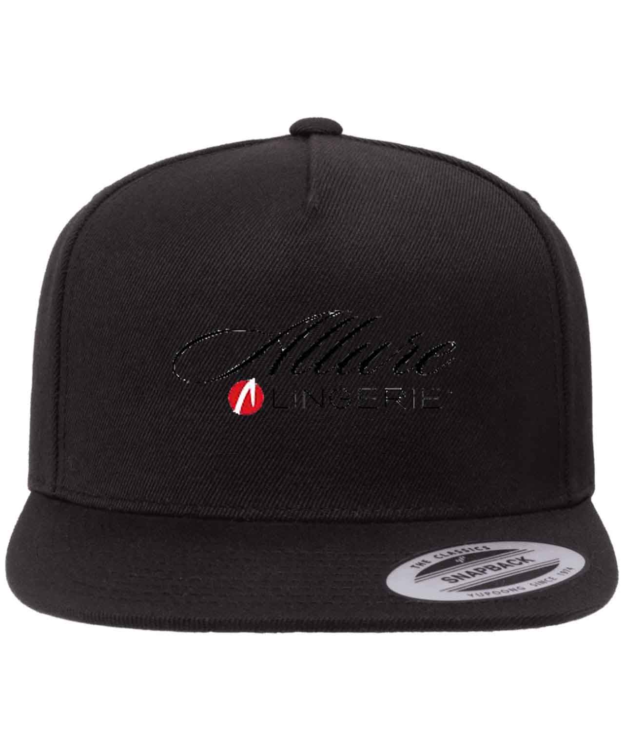 Allure Lingerie Logo Symbol Emblem Customized Design on Wool 5-Panel ...