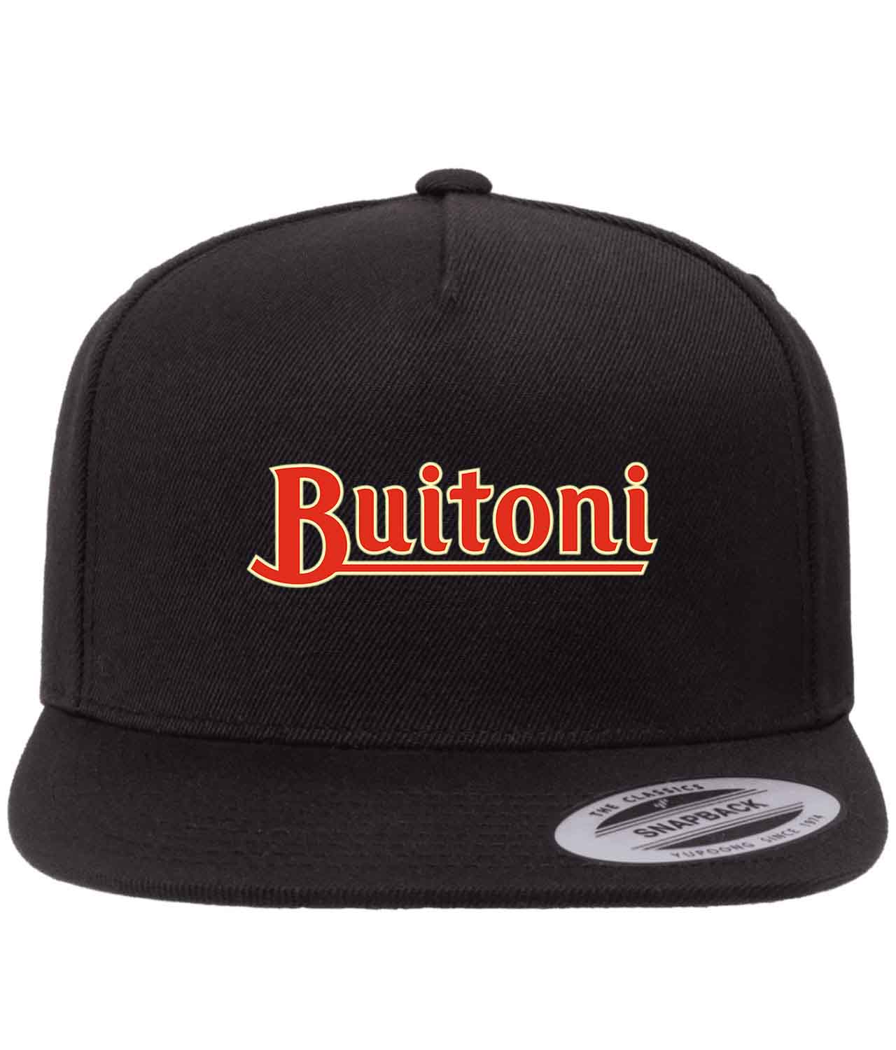 Buitoni Logo Symbol Emblem Customized Design on Wool 5-Panel Cap Hat ...