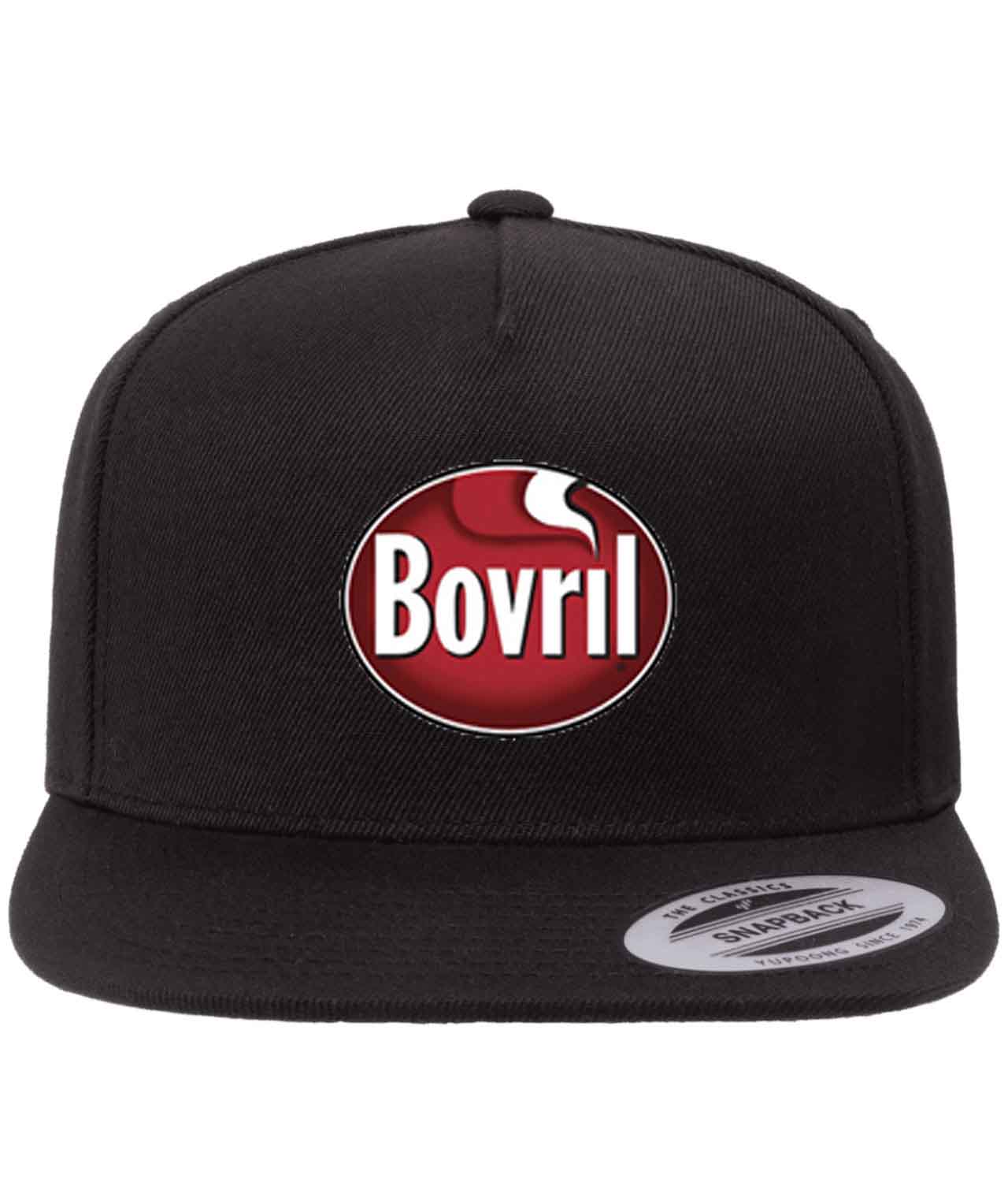 Bovril Logo Symbol Emblem Customized Design on Wool 5-Panel Cap Hat ...