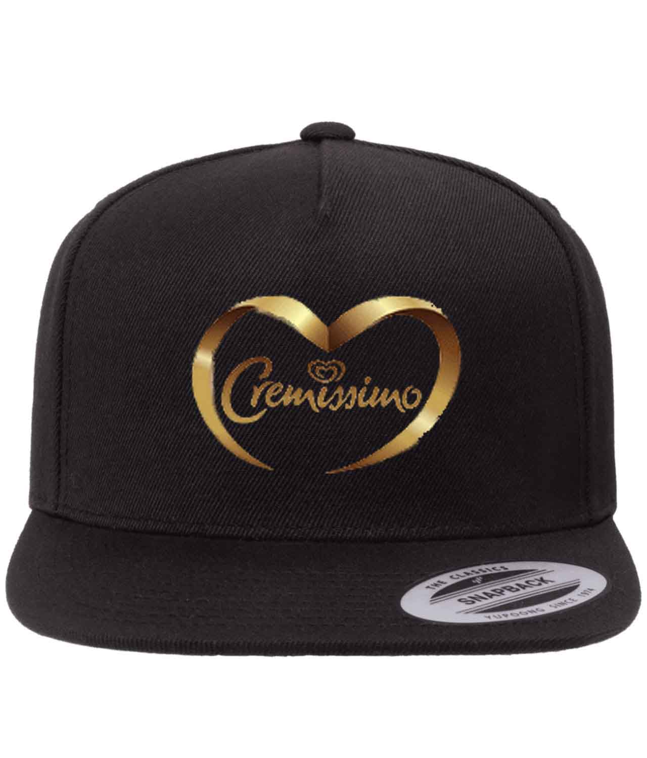 Cremissimo Logo Symbol Emblem Customized Design on Wool 5-Panel Cap Hat ...