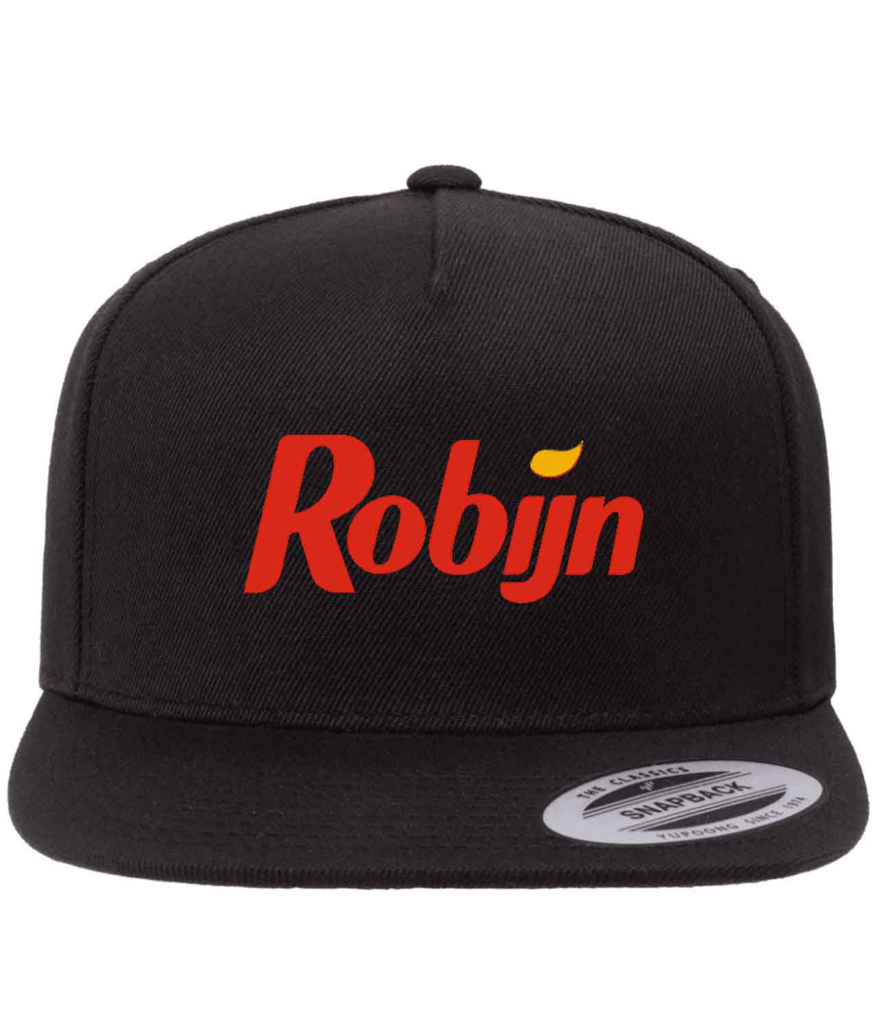 Robijn Logo Symbol Emblem Customized Design on Wool 5-Panel Cap Hat ...