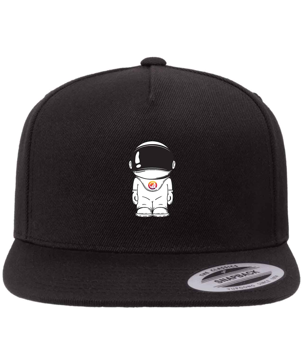 Gibiru Astronaut Logo Symbol Emblem Customized Design on Wool 5-Panel ...