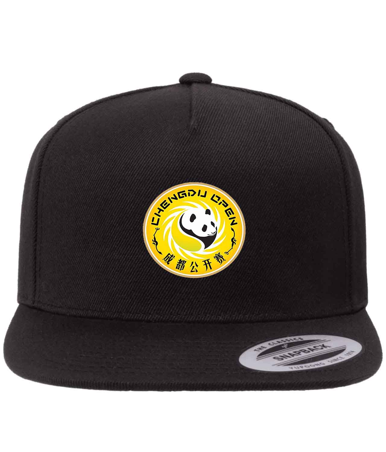 Chengdu Open Logo Symbol Emblem Customized Design on Wool 5-Panel Cap ...