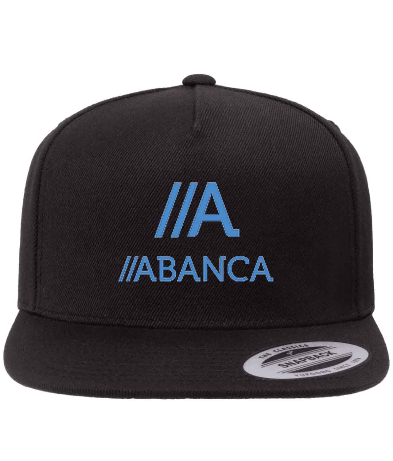 Abanca Logo Symbol Emblem Customized Design on Wool 5-Panel Cap Hat ...