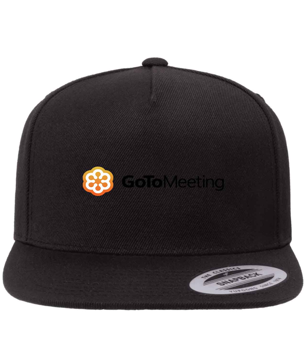GoToMeeting Logo Symbol Emblem Customized Design on Wool 5-Panel Cap ...