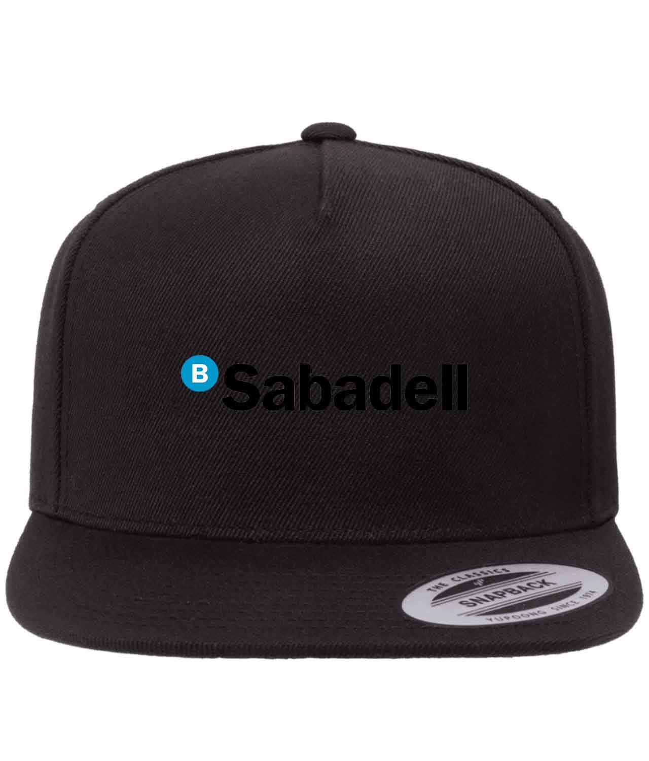 Banco De Sabadell Logo Symbol Emblem Customized Design on Wool 5-Panel ...