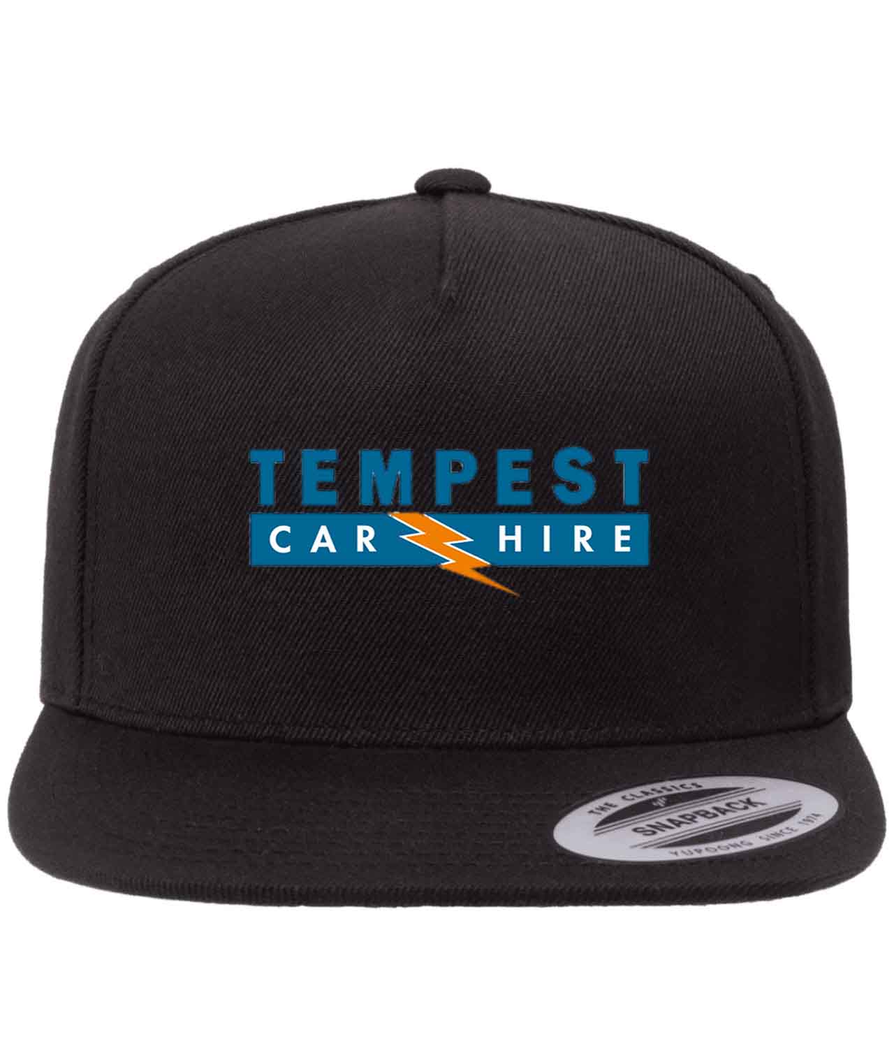 Tempest Car Hire Logo Symbol Emblem Customized Design on Wool 5-Panel ...