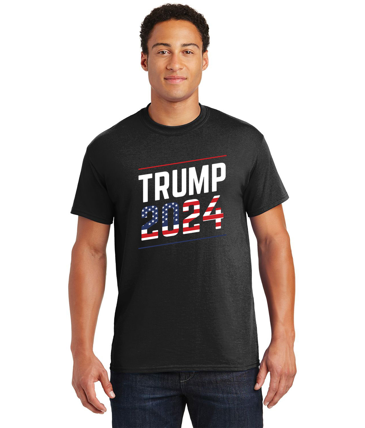 2024 Make America Great Again MAGA Donald Trump with the US flag Never ...