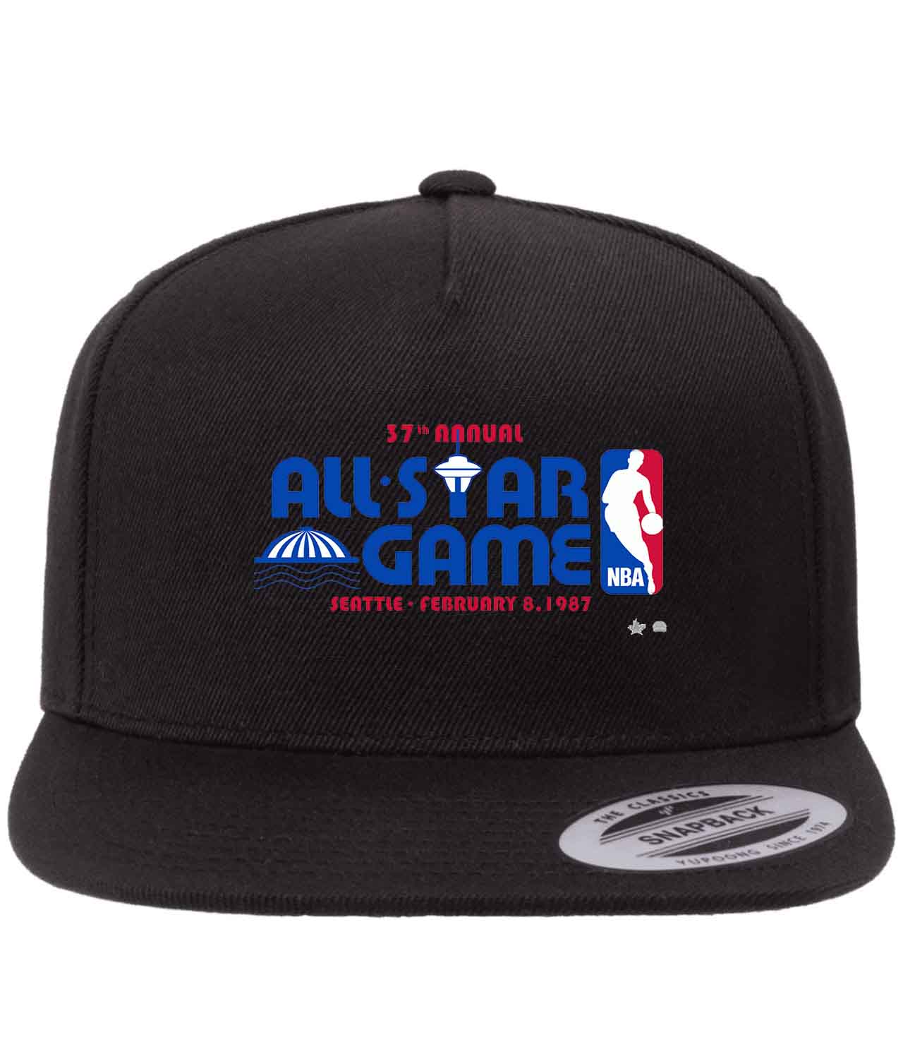 NBA All-Star Game 1987 Seattle NBA Basketball Logo Customized Design on ...