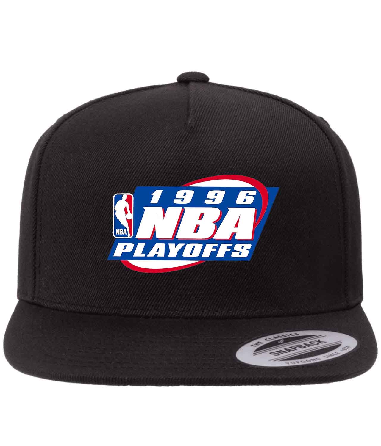 1996 NBA Playoffs NBA Basketball Logo Customized Design on Wool 5-Panel ...