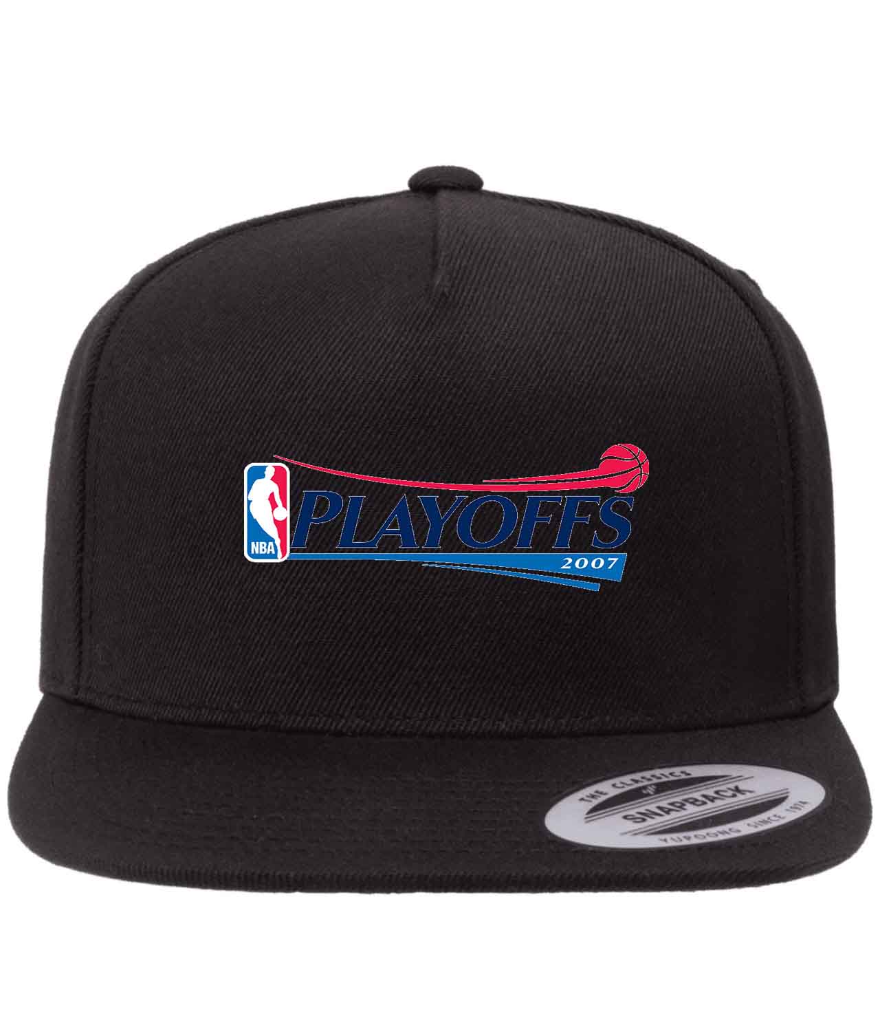 2007 NBA Playoffs NBA Basketball Logo Customized Design on Wool 5-Panel ...