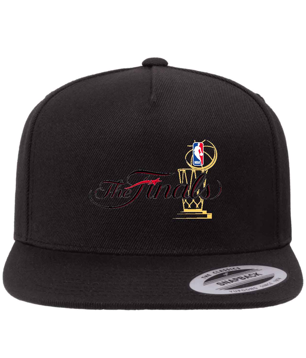 NBA Finals NBA Basketball Logo Customized Design on Wool 5-Panel Cap ...