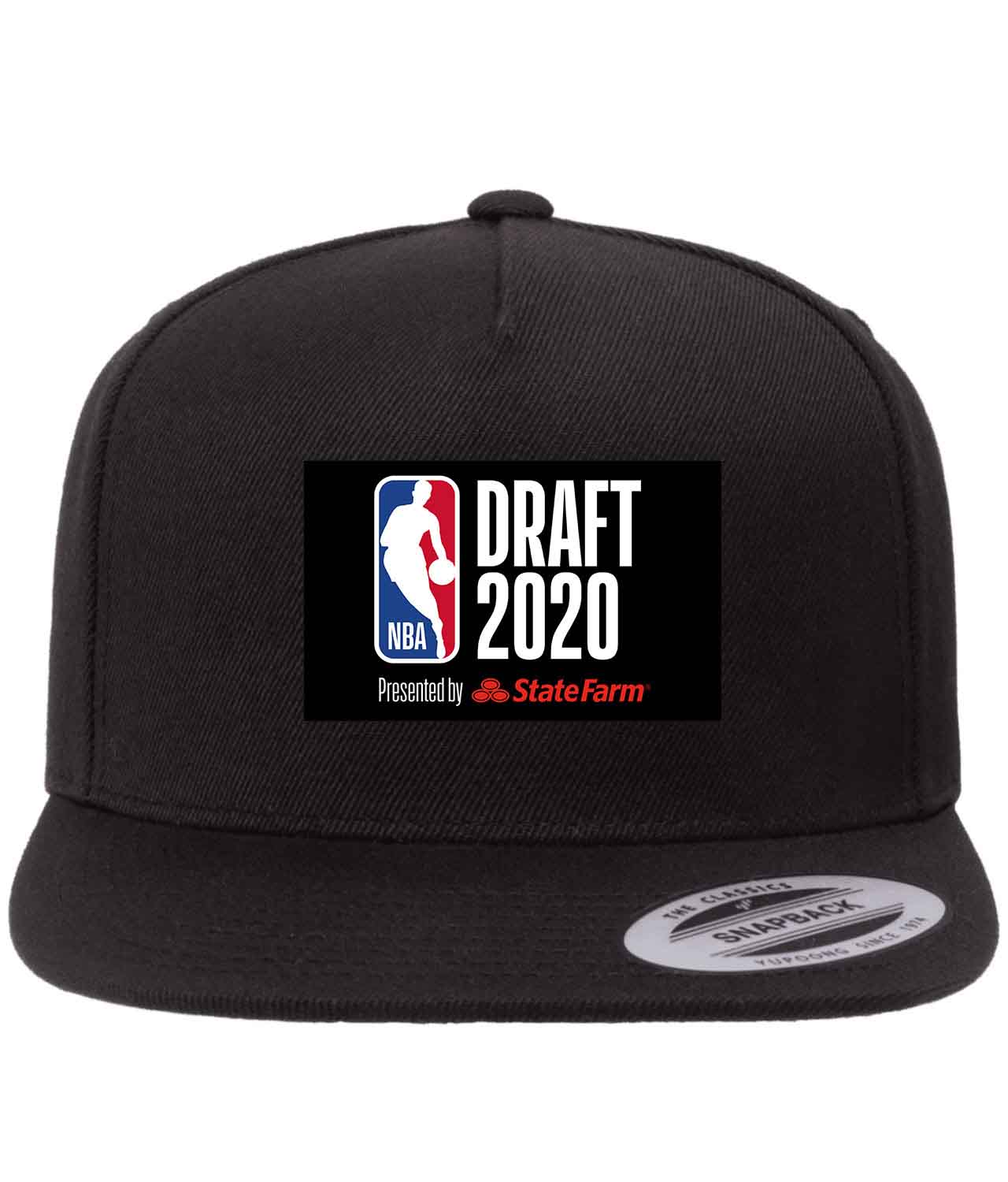2020 NBA Draft Black NBA Basketball Logo Customized Design on Wool 5 ...