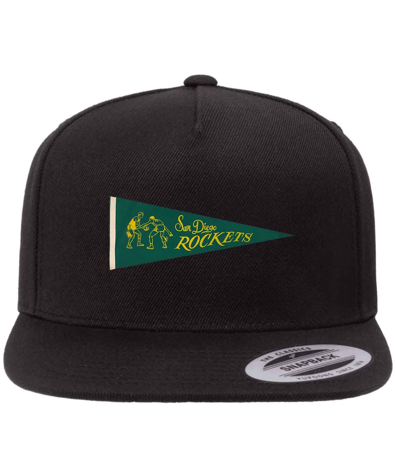 San Diego Rockets Pennant NBA Basketball Logo Customized Design on Wool ...