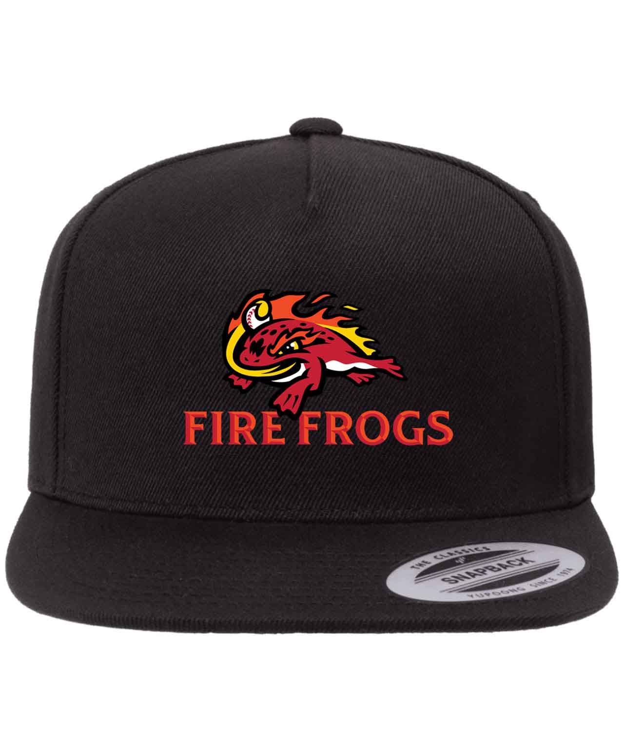 Florida Fire Frogs Baseball Logo Customized Design on Wool 5-Panel Cap ...