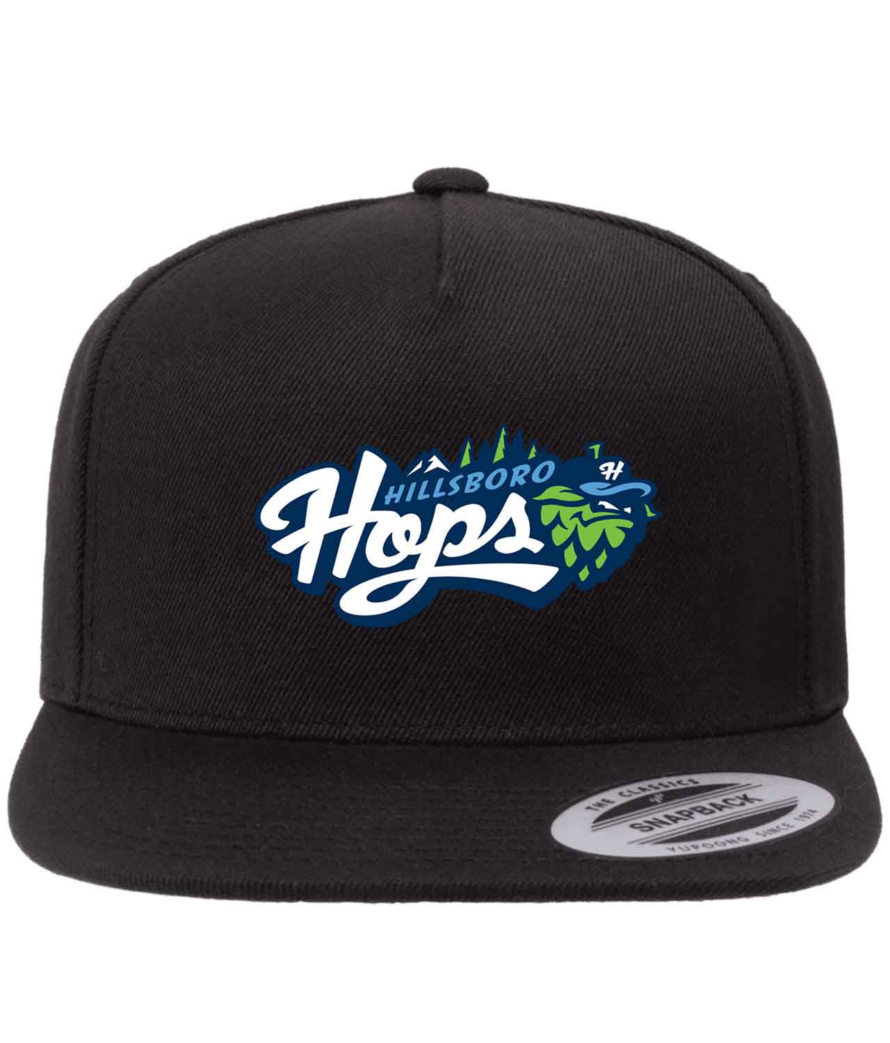 Hillsboro Hops Baseball Logo Customized Design on Wool 5-Panel Cap Hat ...