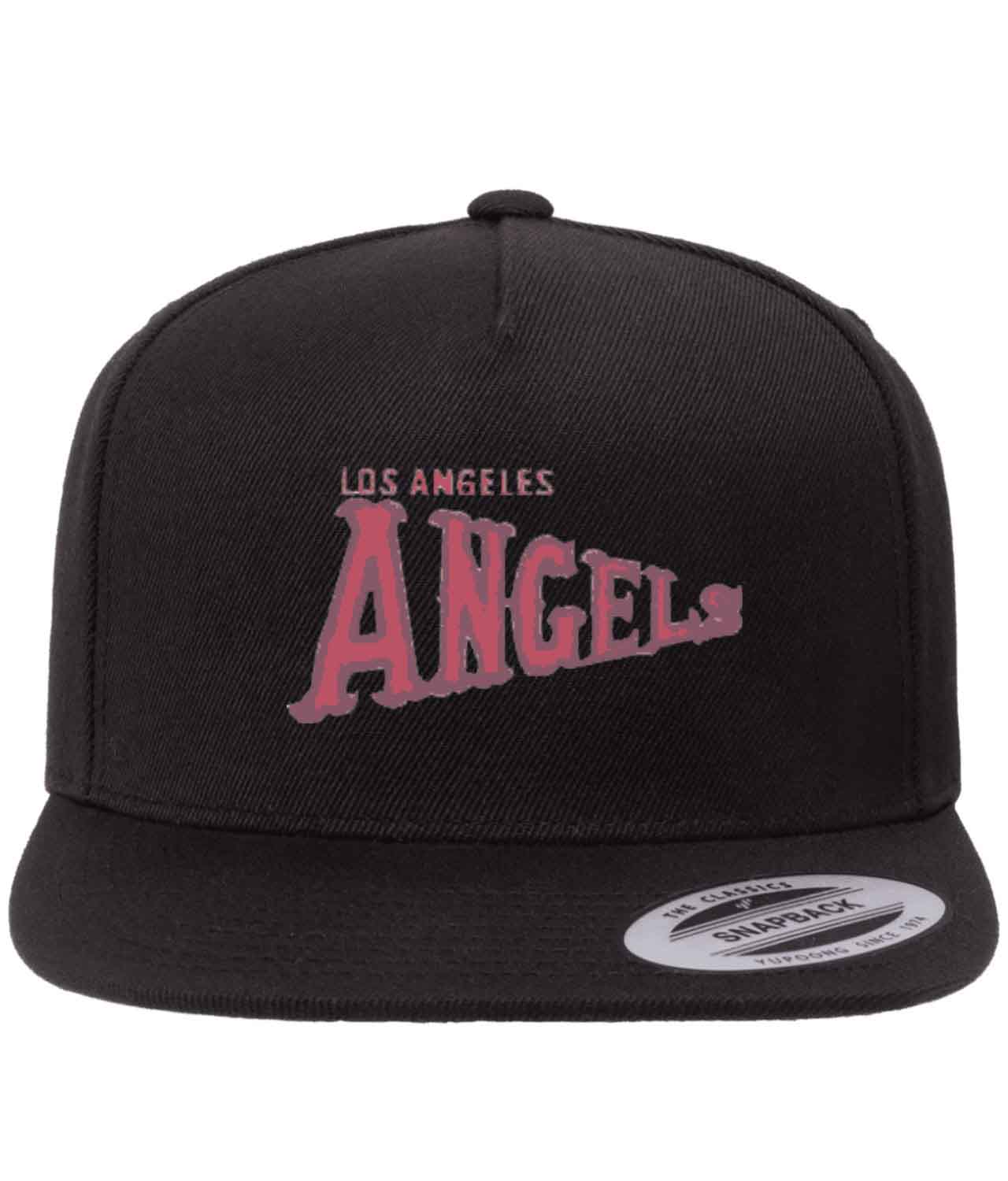 Los Angeles Angels 61 Baseball Logo Customized Design on Wool 5-Panel ...