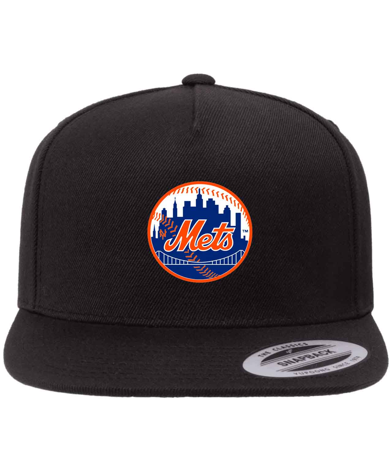 New York Mets 1993-1998 Baseball Logo Customized Design on Wool 5-Panel ...