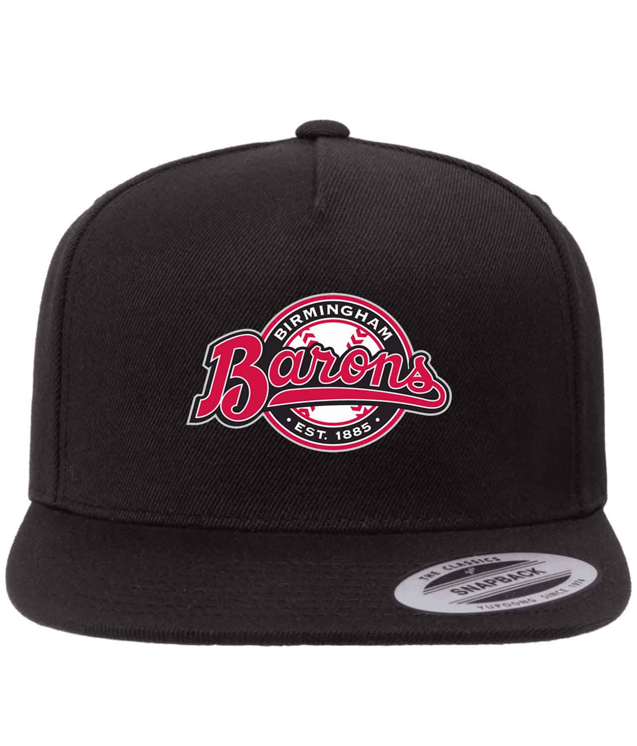 Birmingham Barons Baseball Logo Customized Design on Wool 5-Panel Cap ...
