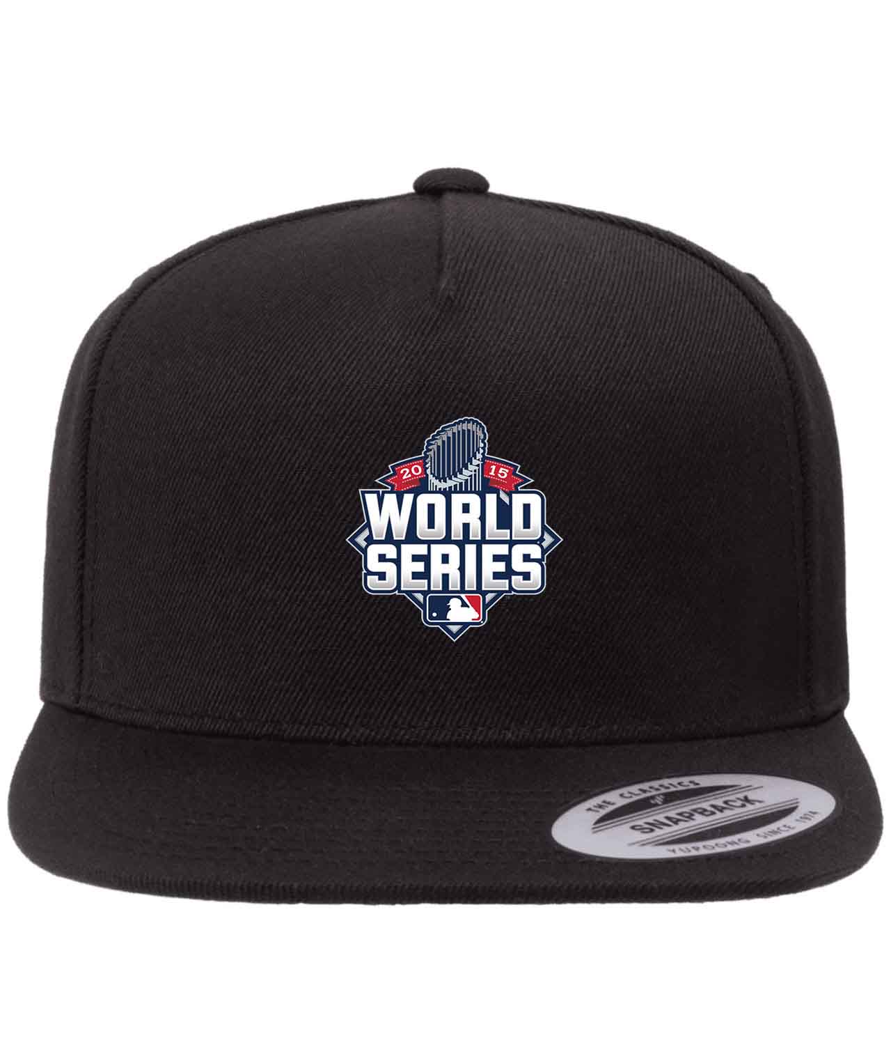 MLB World Series 2015 Baseball Logo Customized Design on Wool 5-Panel ...