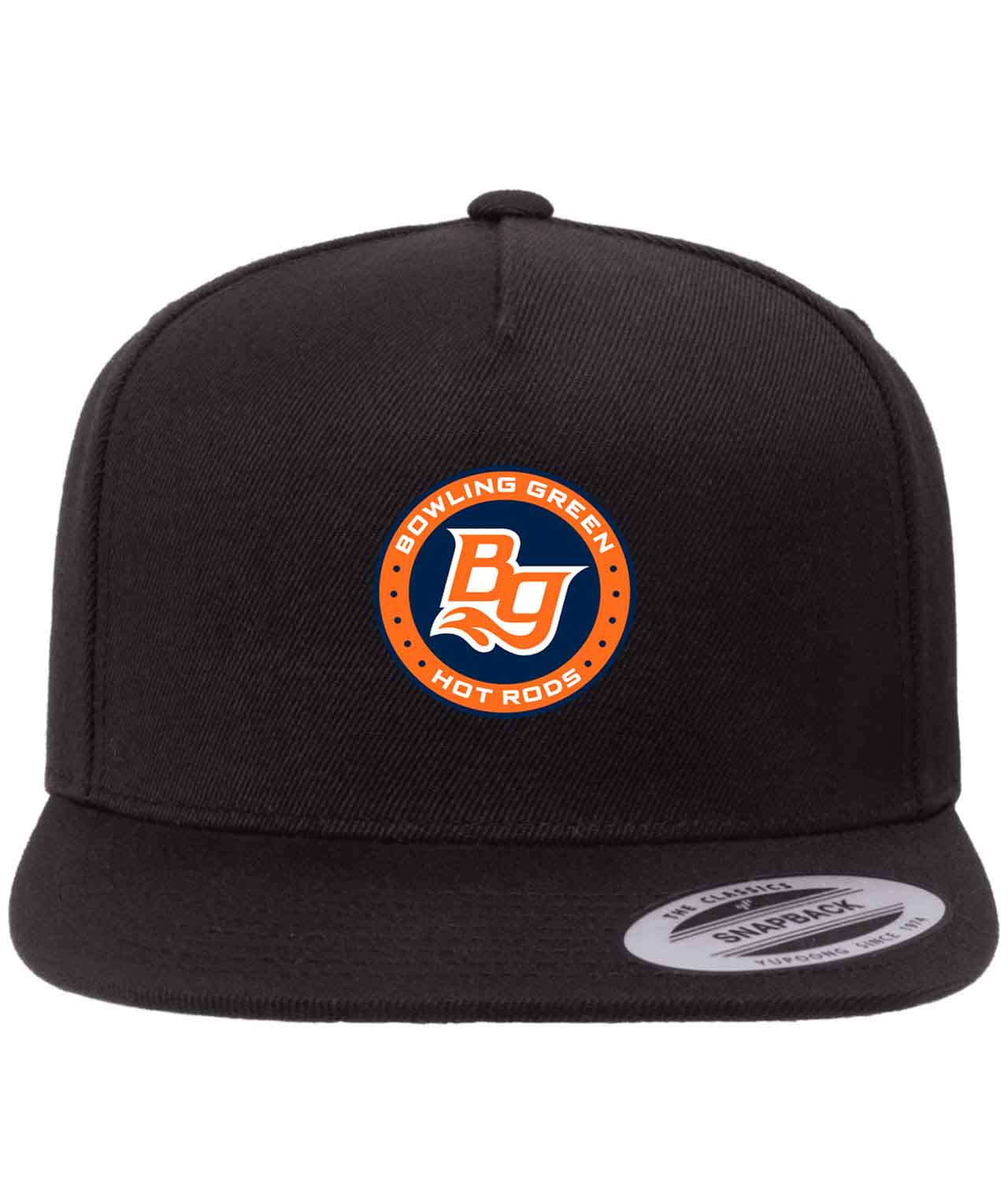 Bowling Green Hot Rods Baseball Logo Customized Design on Wool 5-Panel ...