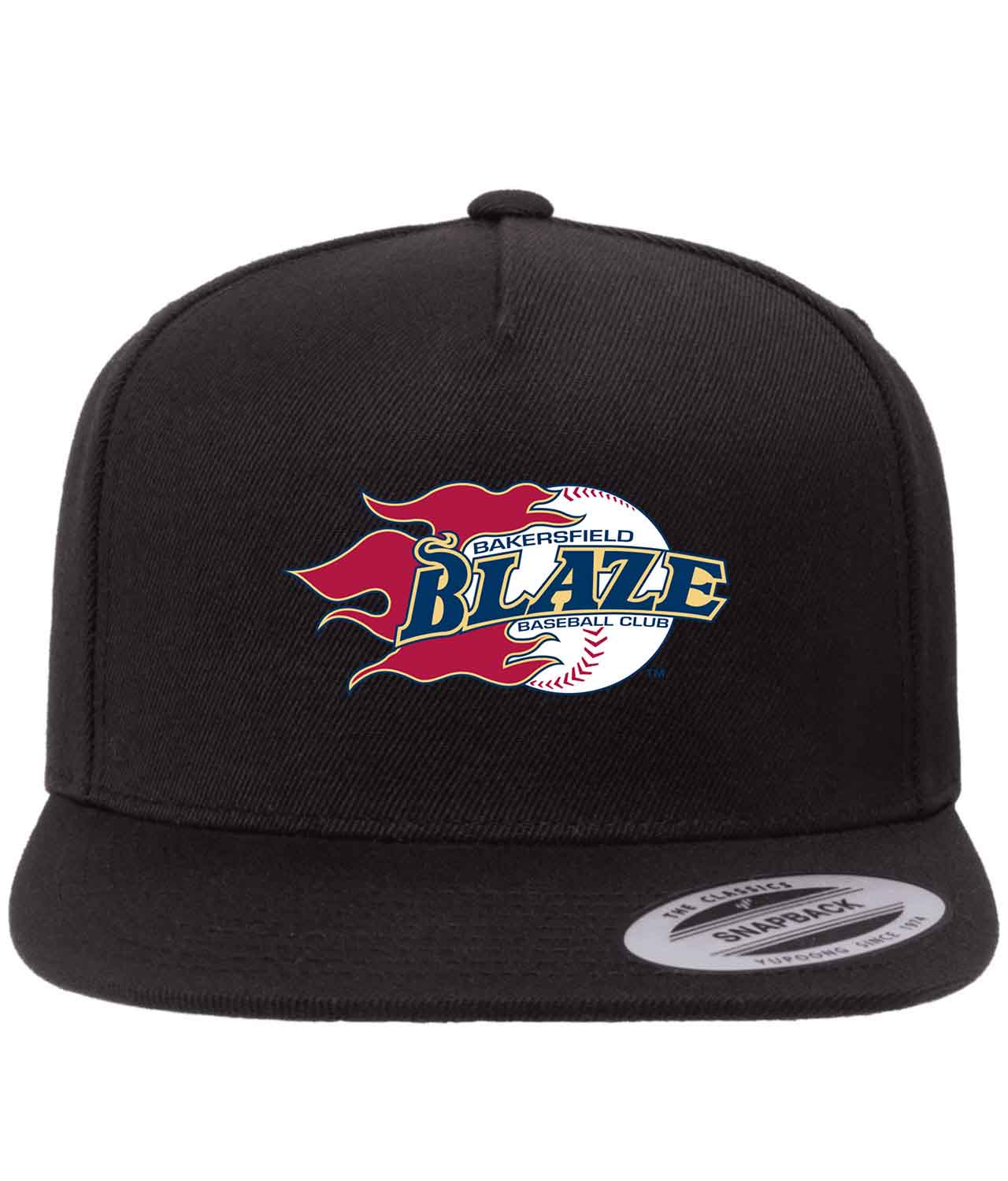 Bakersfield Blaze 1995 Baseball Logo Customized Design on Wool 5-Panel ...