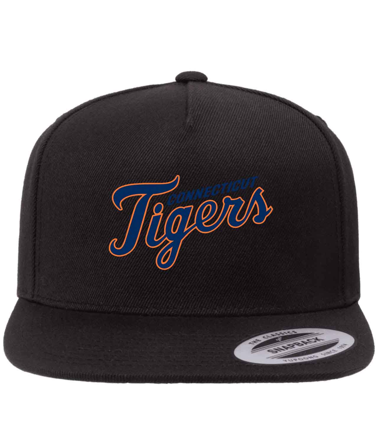 Connecticut Tigers Baseball Logo Customized Design on Wool 5-Panel Cap ...
