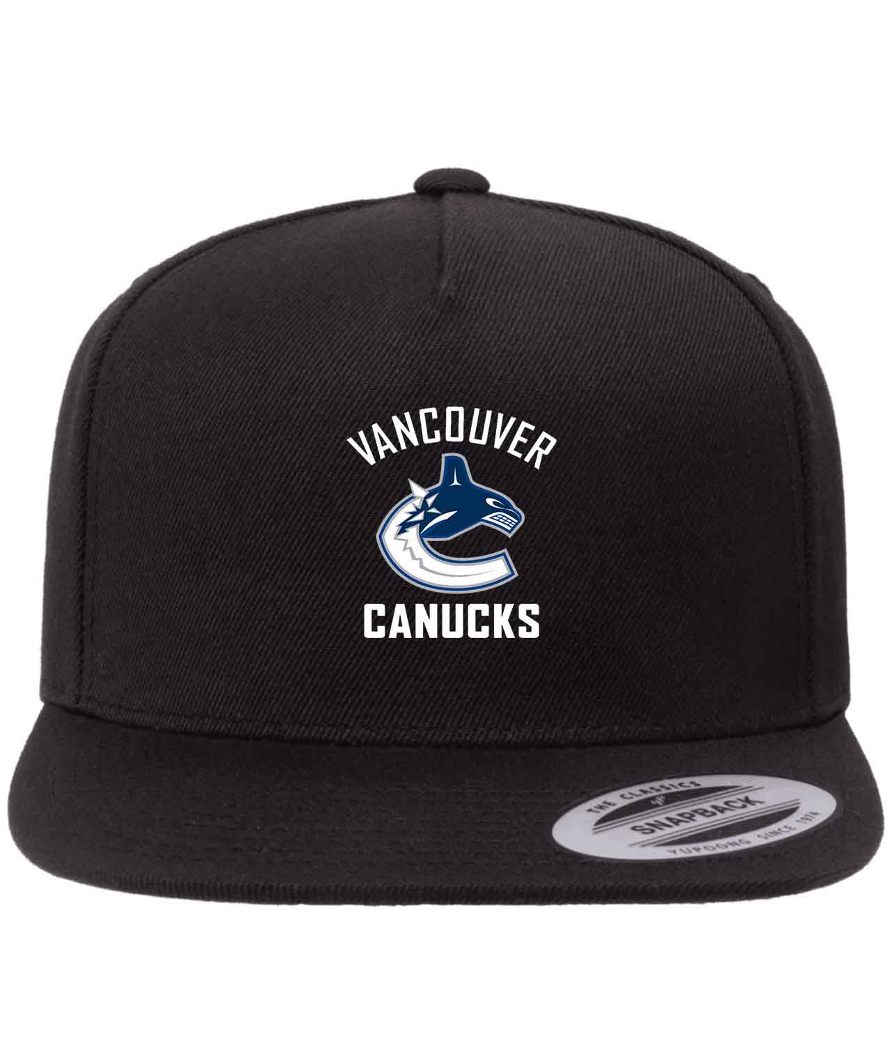 Vancouver Canucks 2007-19 Hockey Logo Customized Design on Wool 5-Panel ...