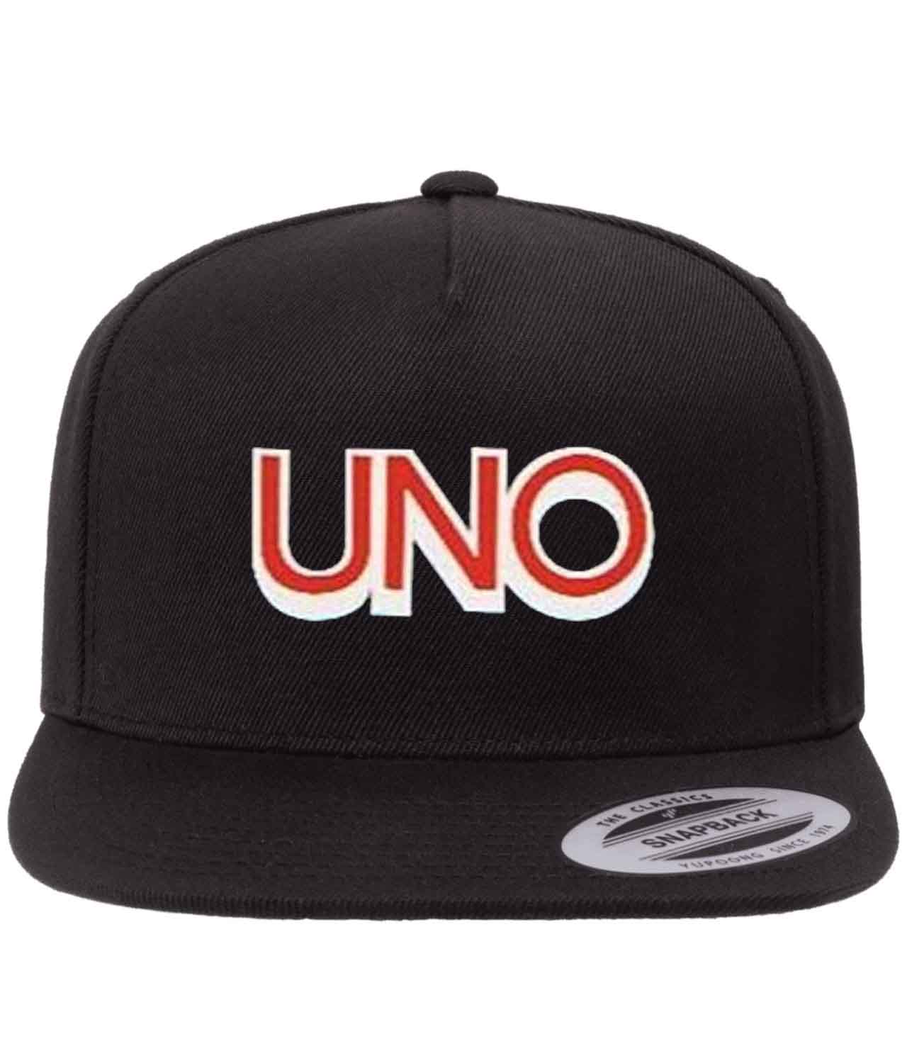 Uno Game 1971 Games Logo Customized Design on Wool 5-Panel Cap Hat ...