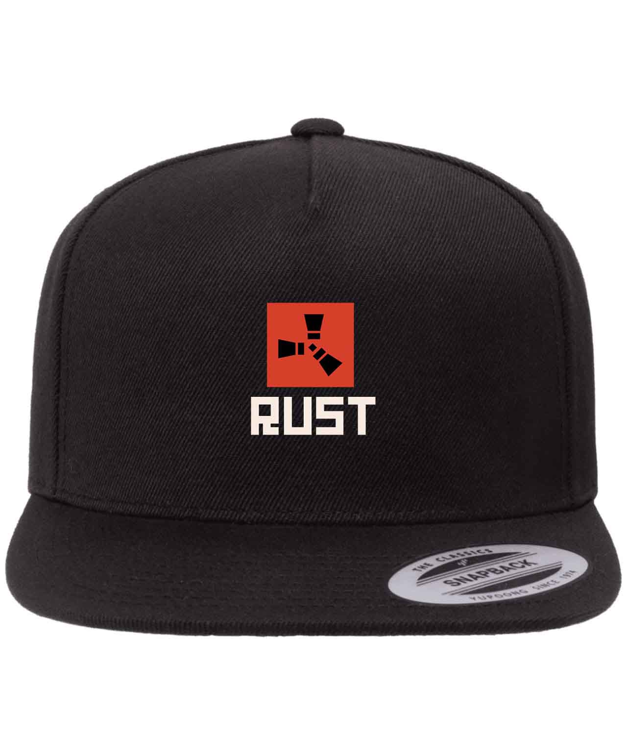Rust Game Emblem Games Logo Customized Design on Wool 5-Panel Cap Hat ...