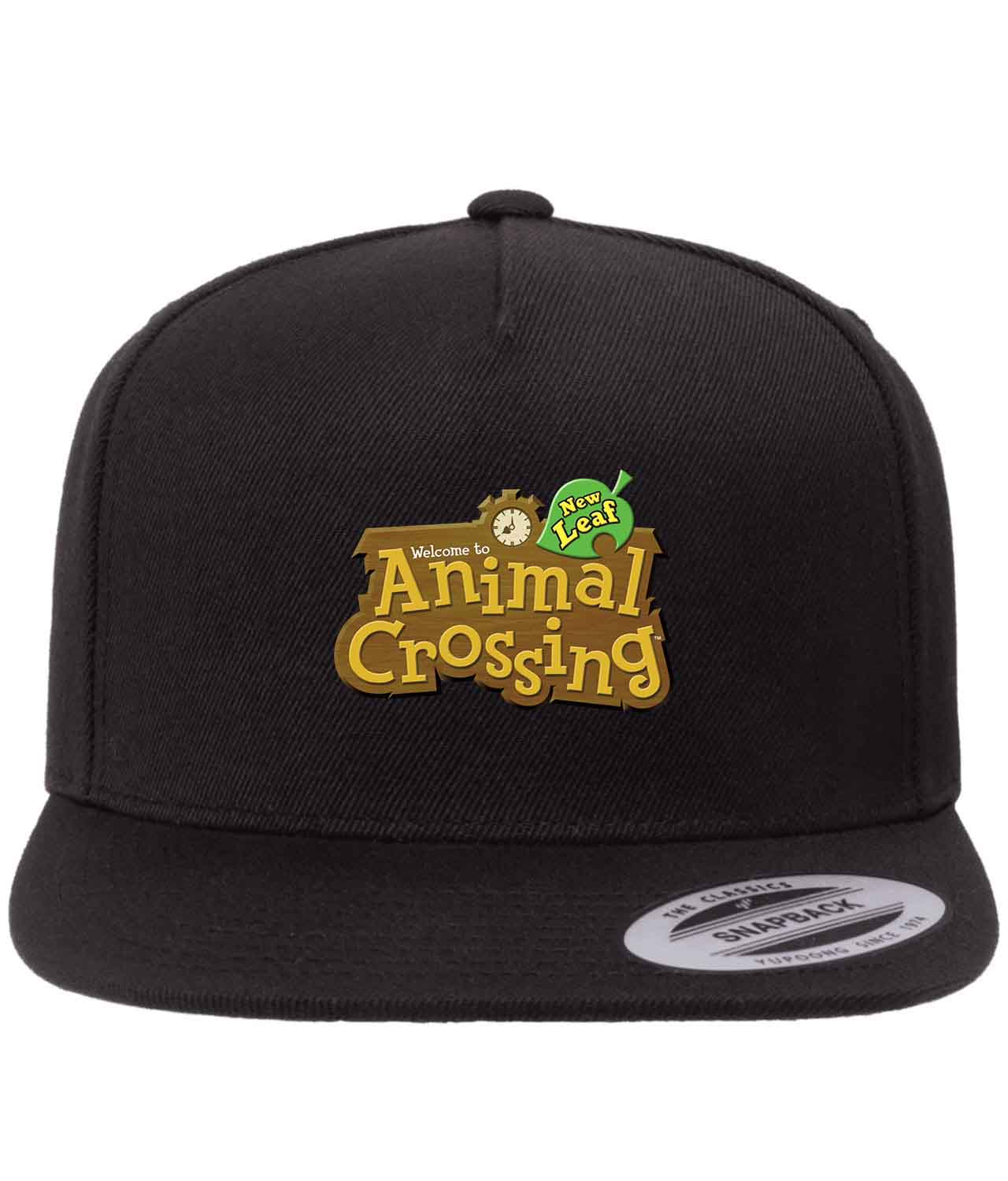 Animal Crossing Games Logo Customized Design on Wool 5-Panel Cap Hat ...