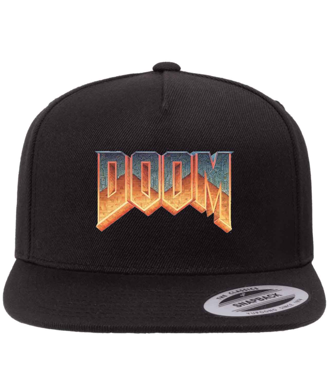 Doom 1993 Games Logo Customized Design on Wool 5-Panel Cap Hat ...