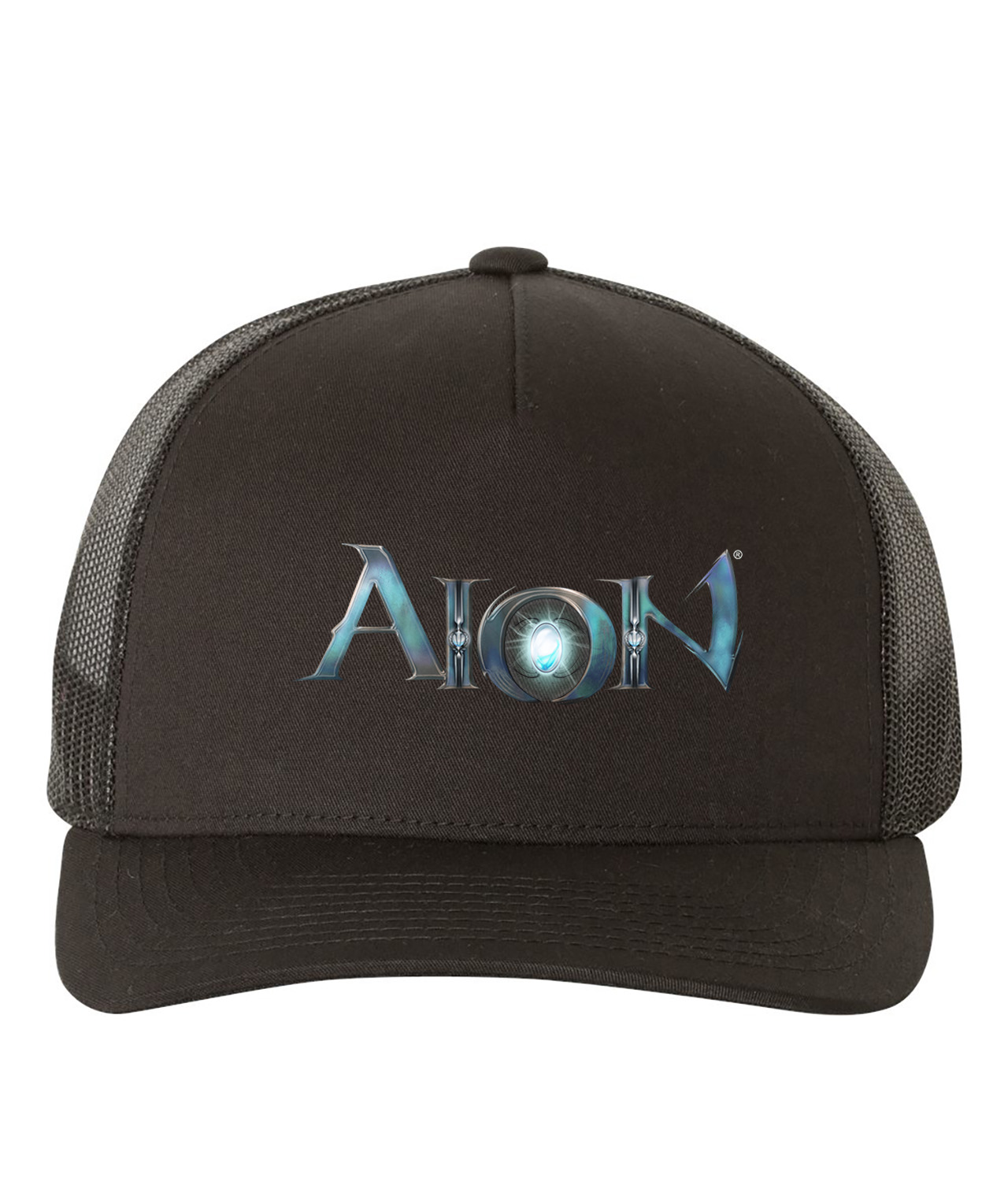 Aion MMORPG Games Logo Symbol Emblem Customized Design on Retro Trucker ...