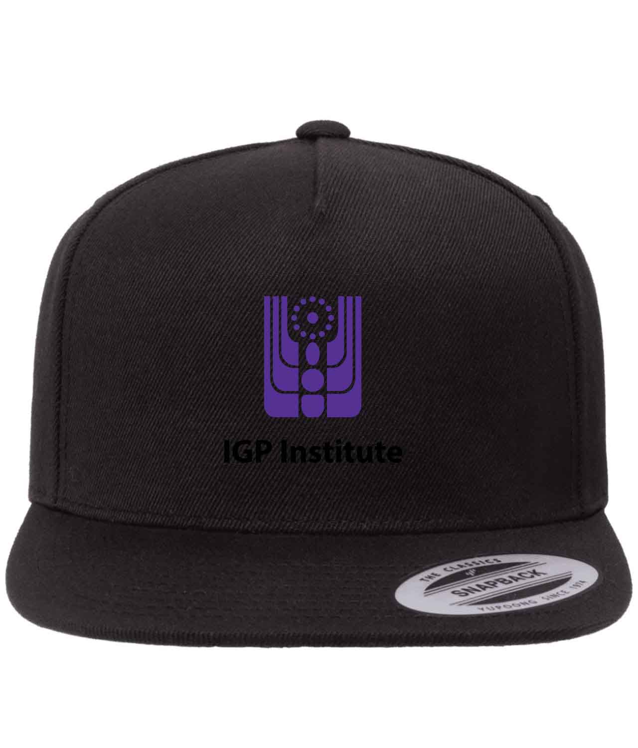 IGP Institute ﻿ Logo Customized Design on Wool 5-Panel Cap Hat ...