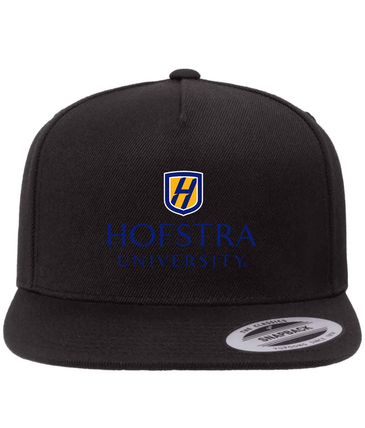 Hofstra University Logo Customized Design on Wool 5-Panel Cap Hat ...