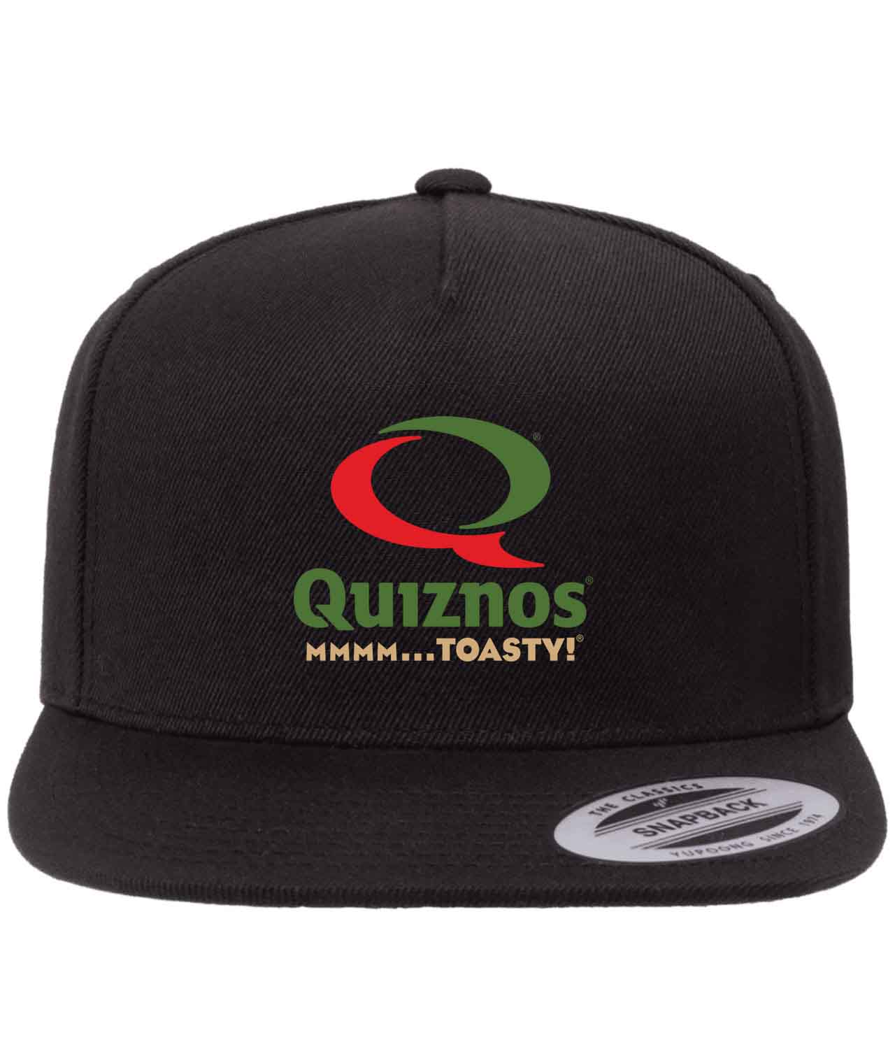 Quiznos Fast Food Restaurant Logo Customized Design on Wool 5-Panel Cap ...